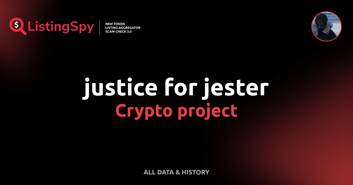 justice for jester crypto project: jester token listings, events ...