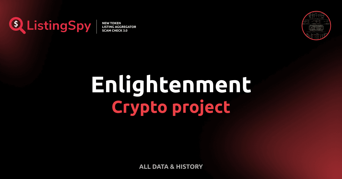 Enlightenment crypto project: E token listings, events, analysis ...