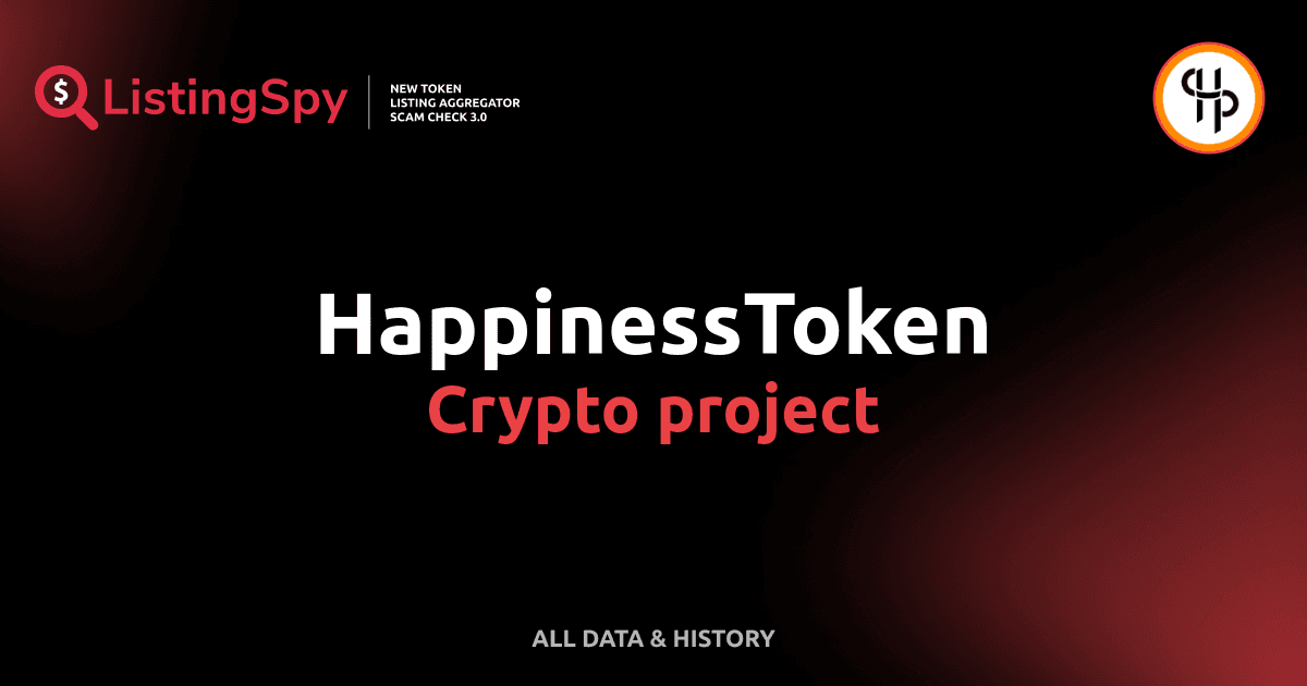 HappinessToken crypto project: HPS token listings, events, analysis ...