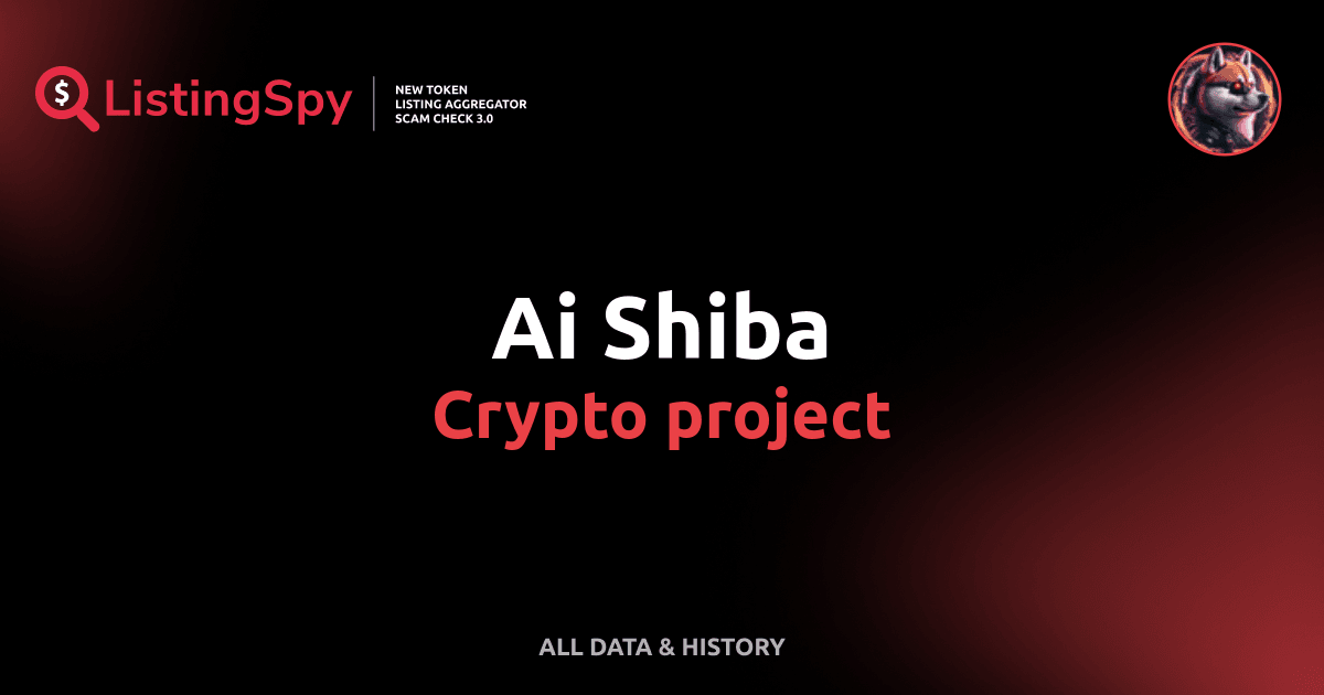 Ai Shiba crypto project: AISHIBA token listings, events, analysis ...