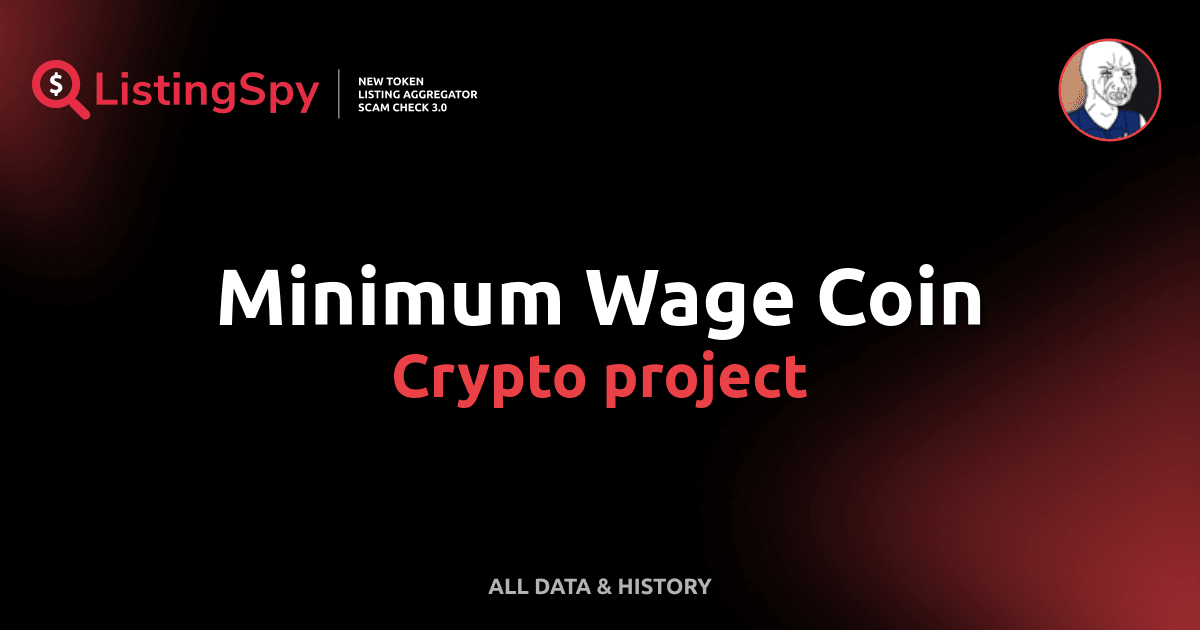 Minimum Wage Coin crypto project: MWC token listings, events, analysis ...