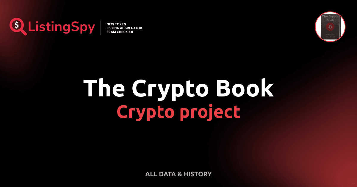 The Crypto Book crypto project: TCB token listings, events, analysis ...