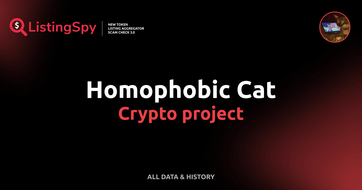 Homophobic Cat crypto project: Luca token listings, events, analysis ...