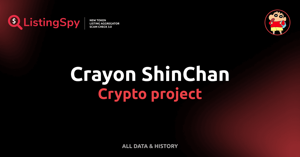 Crayon ShinChan crypto project: ShinChan token listings, events ...