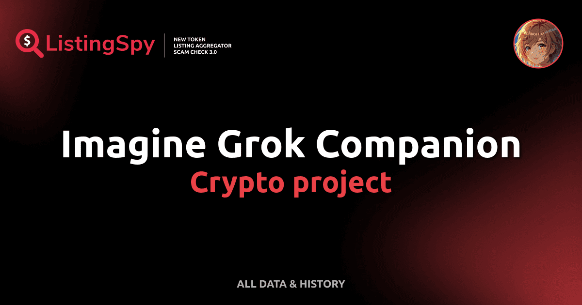 Imagine Grok Companion crypto project: IMAGINE token listings, events ...