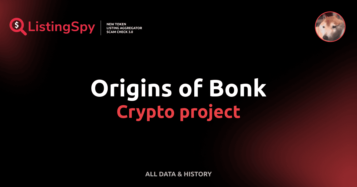 Origins of Bonk crypto project: COPPER token listings, events, analysis ...
