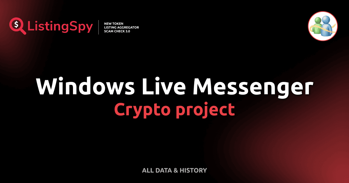 Windows Live Messenger crypto project: MSN token listings, events ...