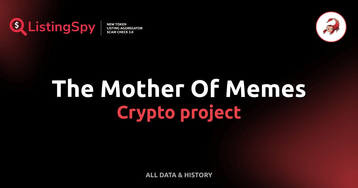 The Mother Of Memes crypto project: Fefe token listings, events ...