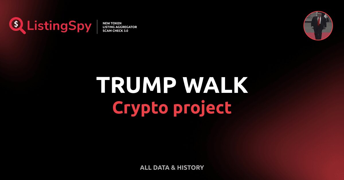 TRUMP WALK crypto project: WADDLE token listings, events, analysis ...