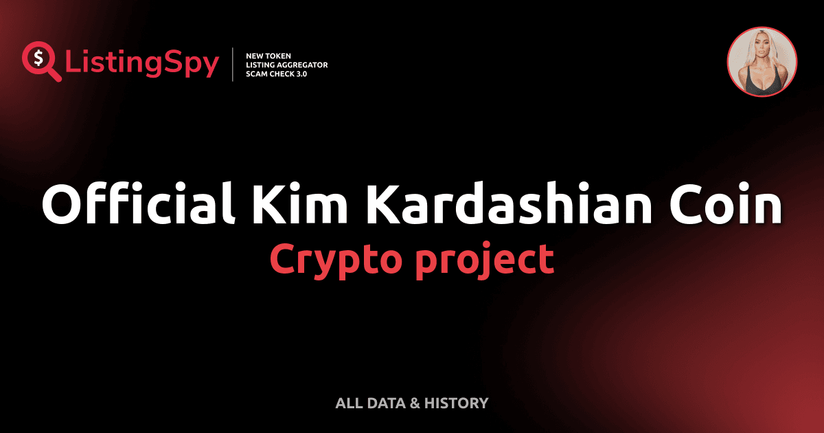 Official Kim Kardashian Coin crypto project: SKIMS token listings ...