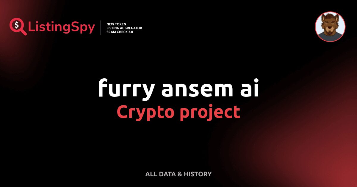 furry ansem ai crypto project: fansem token listings, events, analysis ...