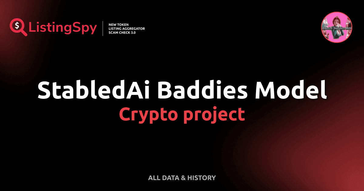StabledAi Baddies Model crypto project: SBM token listings, events ...