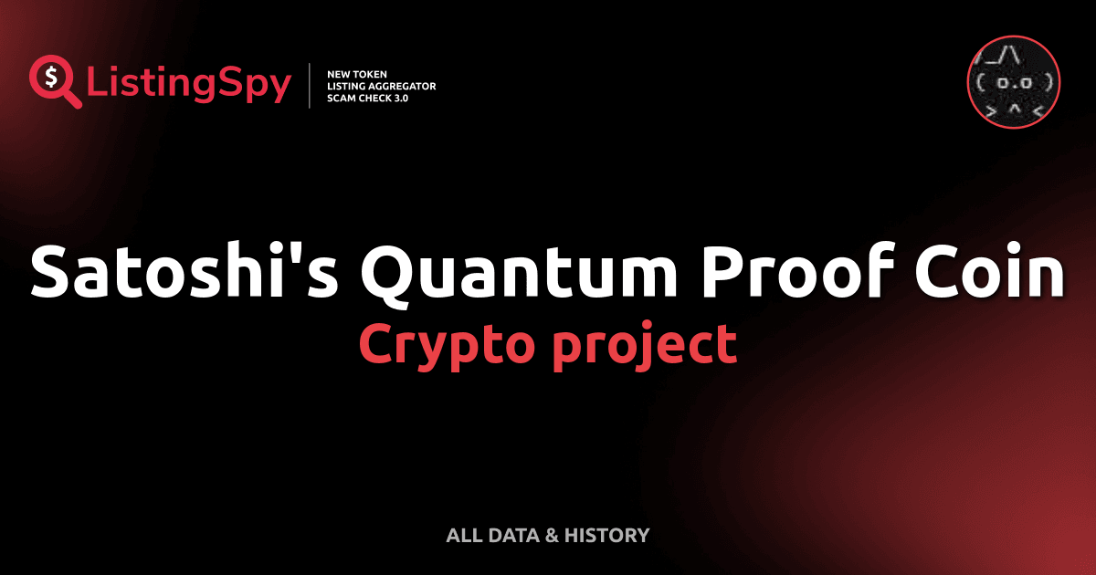 Satoshi's Quantum Proof Coin crypto project: QUBIC token listings ...