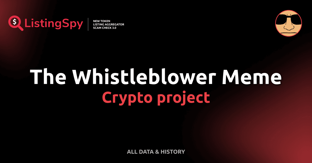 The Whistleblower Meme crypto project: LEAK token listings, events ...