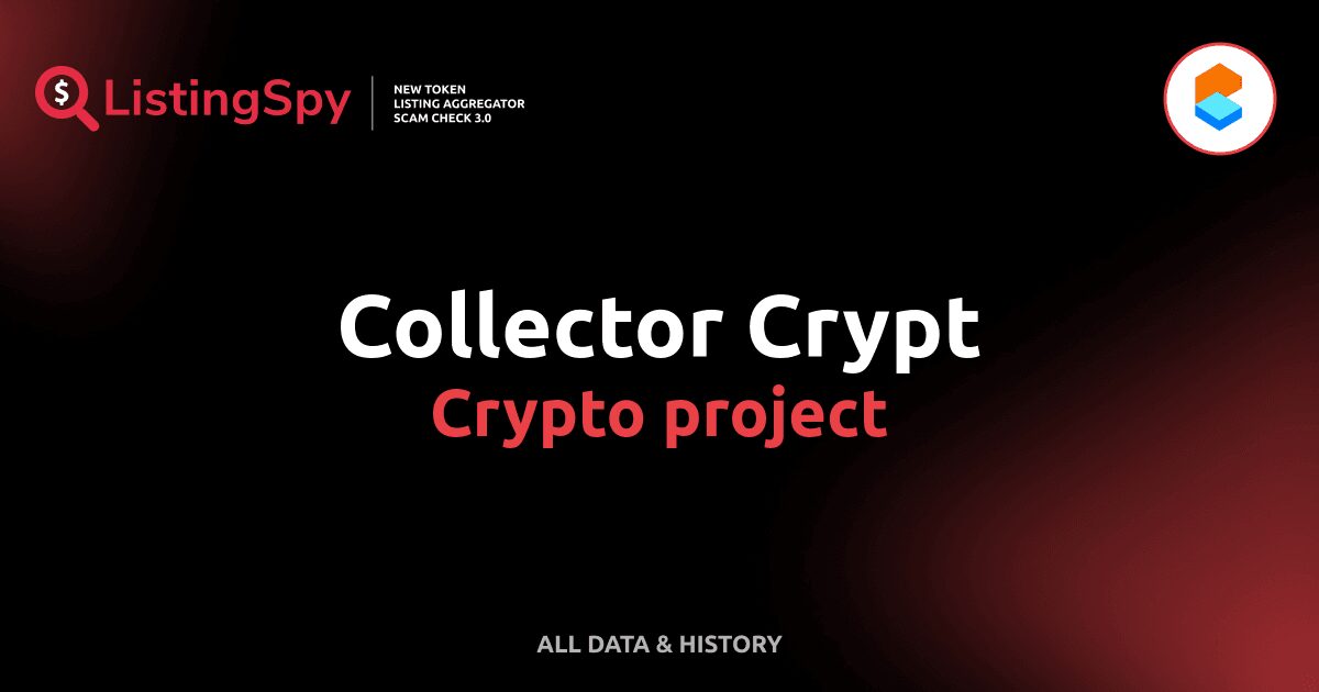 Collector Crypt crypto project: cards token listings, events, analysis ...