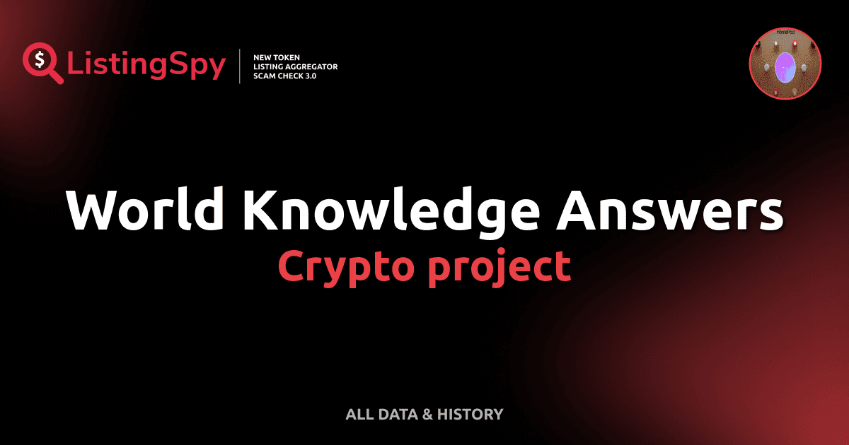 World Knowledge Answers crypto project: WKA token listings, events ...