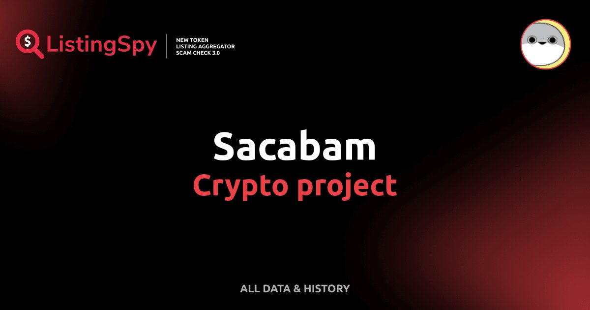 Sacabam crypto project: Sacabam token listings, events, analysis ...