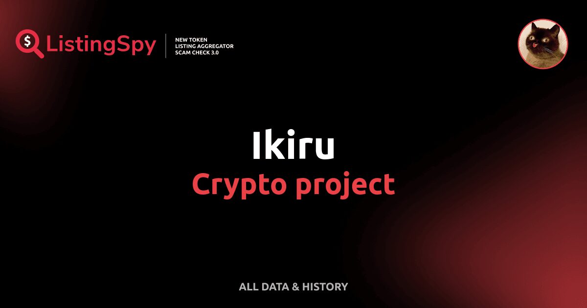 Ikiru crypto project: SLURP token listings, events, analysis | ListingSpy