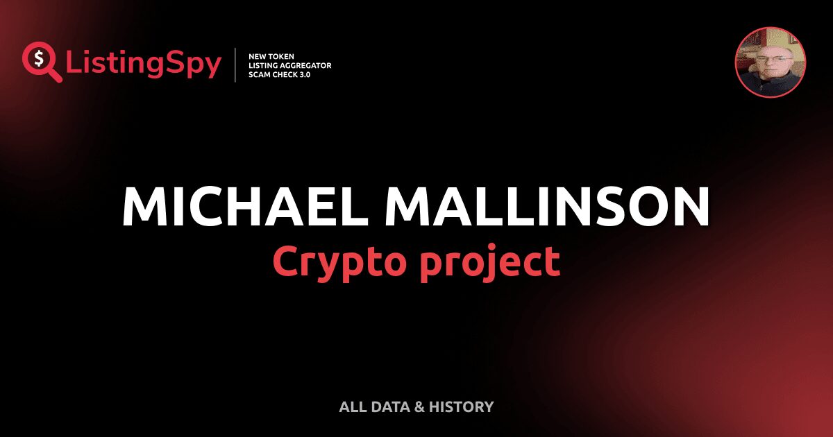 MICHAEL MALLINSON crypto project: MICHAEL token listings, events ...