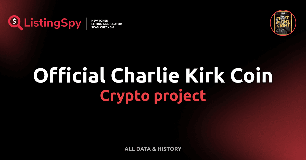 Official Charlie Kirk Coin crypto project: KIRK token listings, events ...