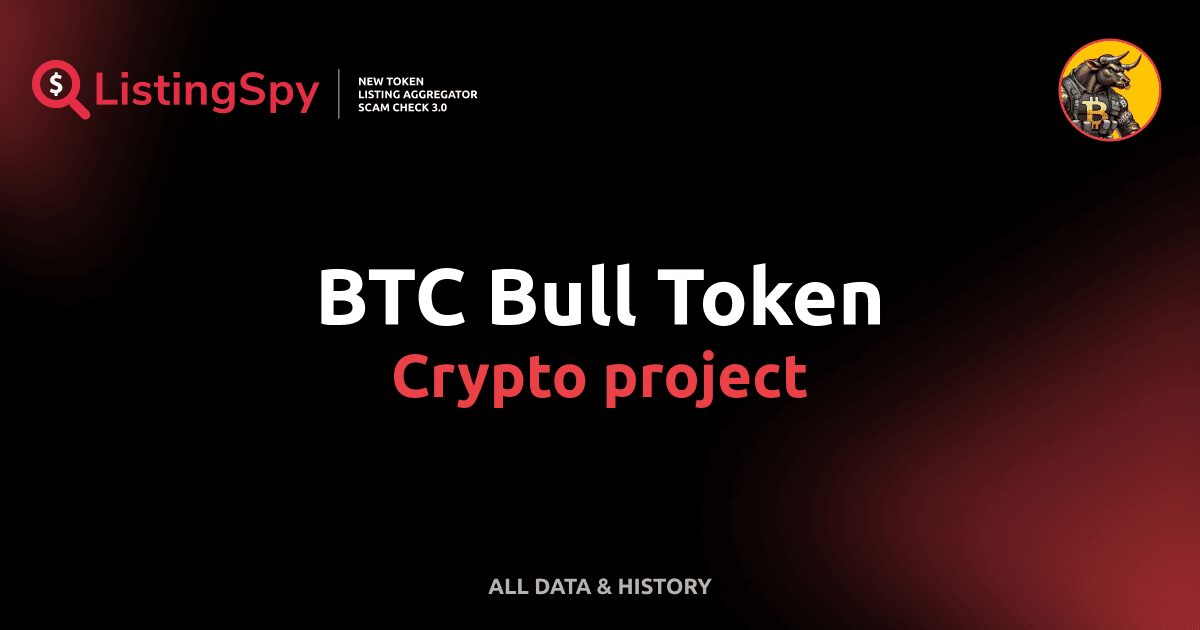 BTC Bull Token crypto project: btcbull token listings, events, analysis ...