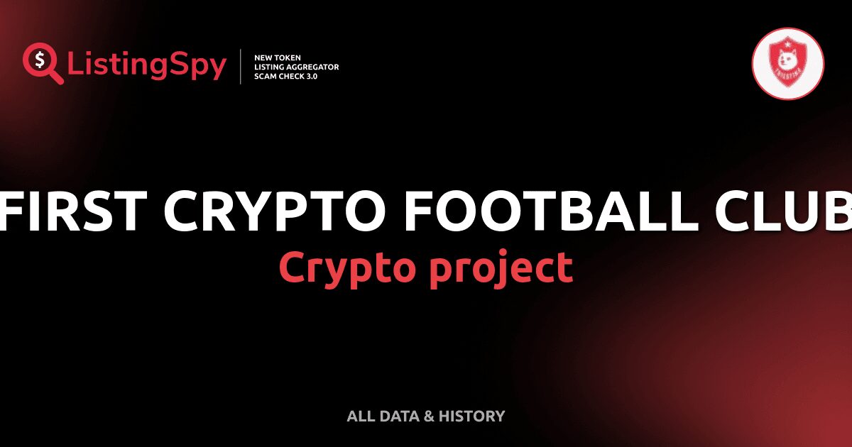 FIRST CRYPTO FOOTBALL CLUB crypto project: $TRIESTINA token listings ...