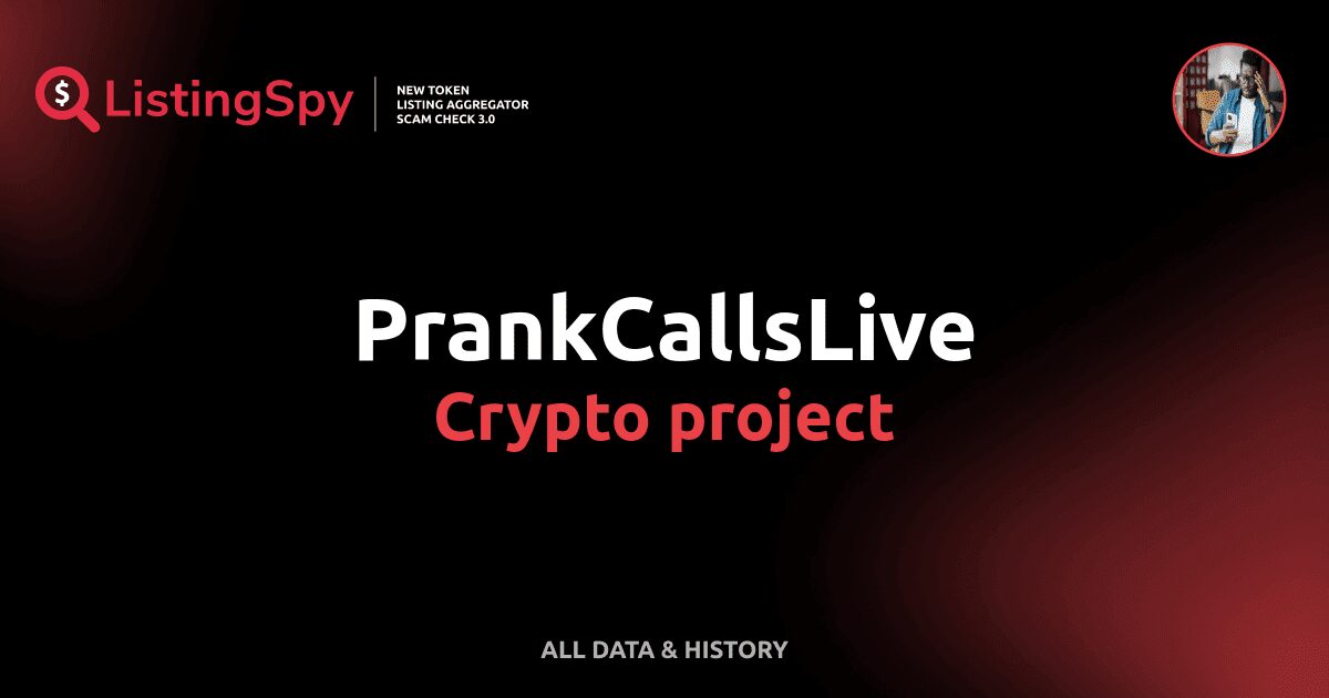 PrankCallsLive crypto project: Prank token listings, events, analysis ...