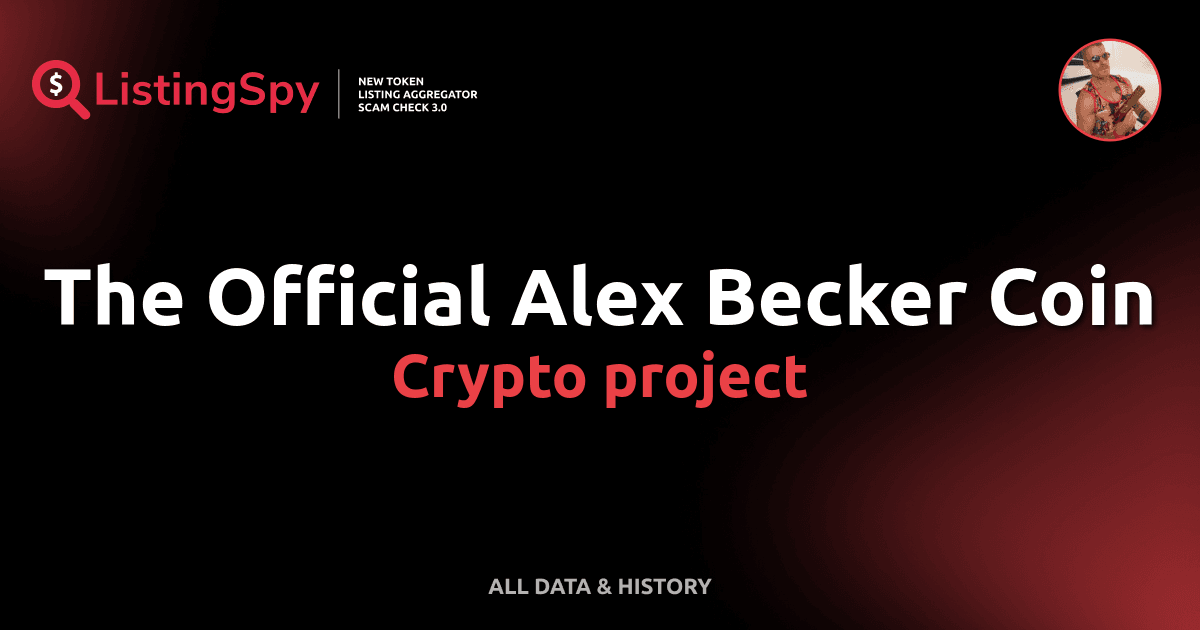 The Official Alex Becker Coin crypto project: AlexBecker token listings ...