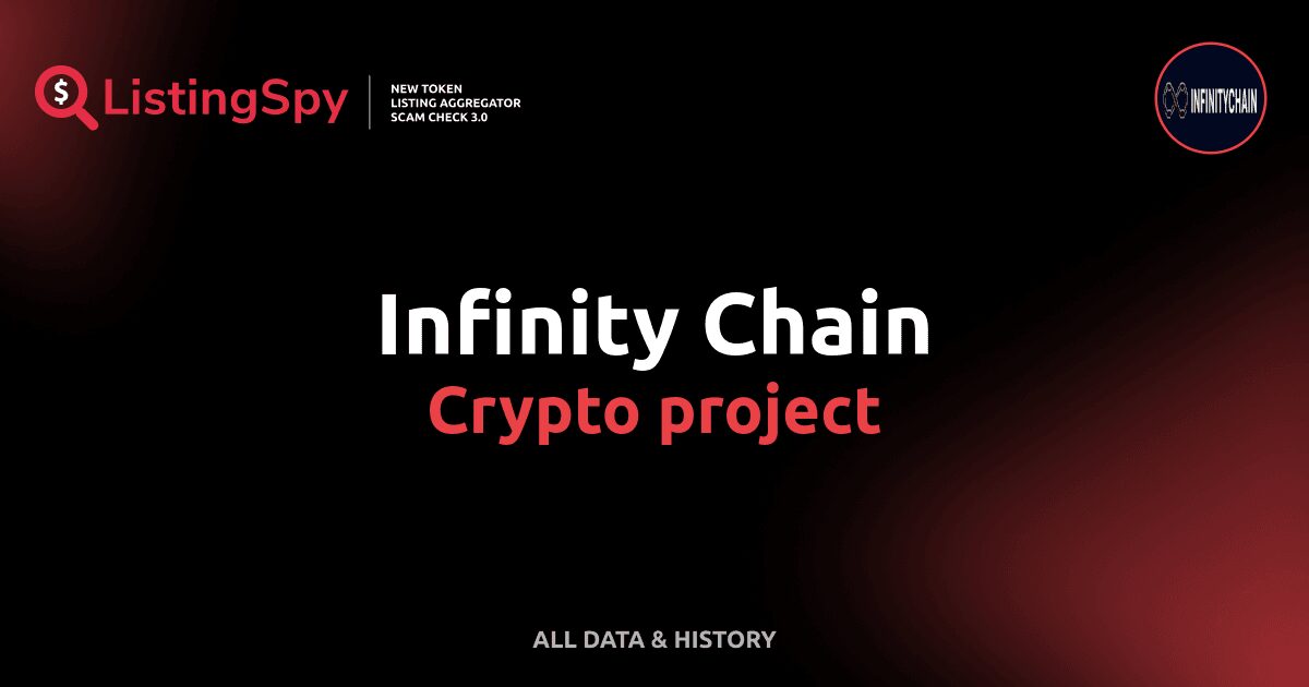 Infinity Chain crypto project: iChain token listings, events, analysis ...