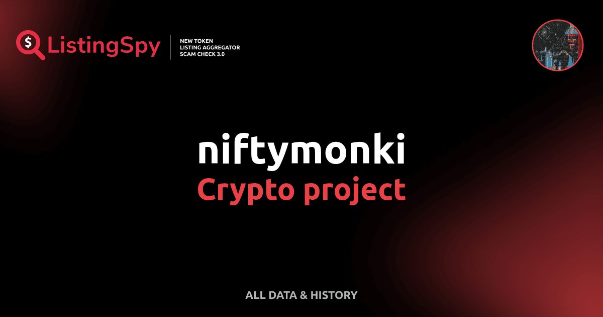 niftymonki crypto project: nifty token listings, events, analysis ...