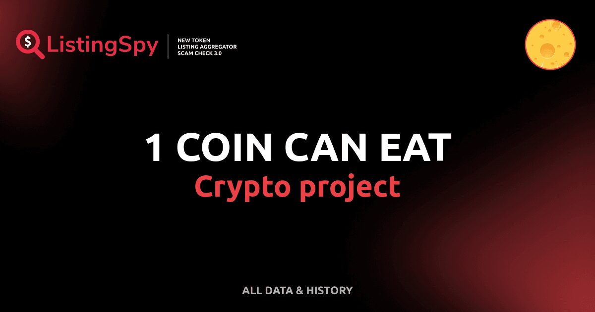 1 COIN CAN EAT crypto project: CHEESECOIN token listings, events ...