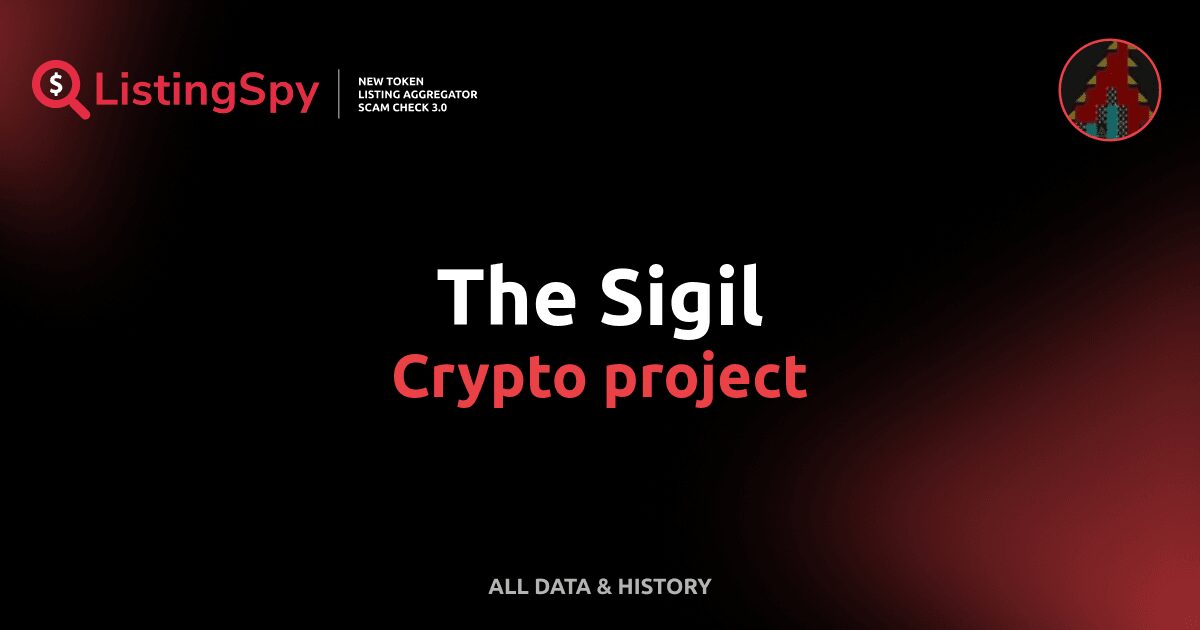 The Sigil crypto project: SIGIL token listings, events, analysis ...