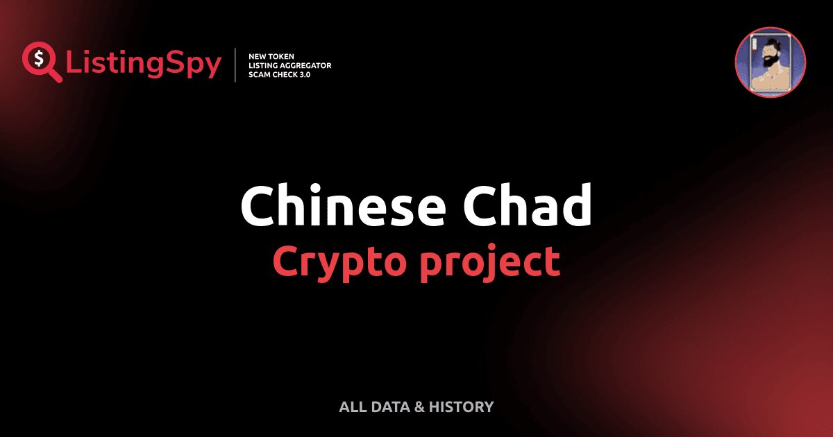 Chinese Chad crypto project: CHANG token listings, events, analysis ...