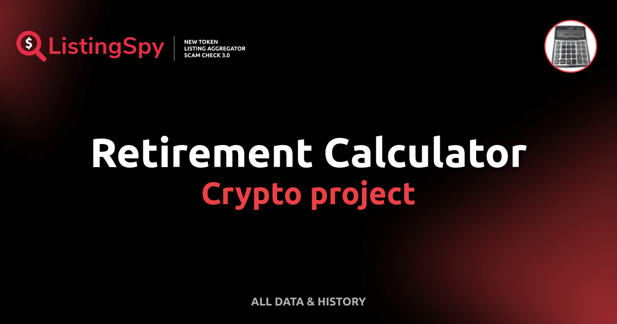 Retirement Calculator crypto project: RC token listings, events ...