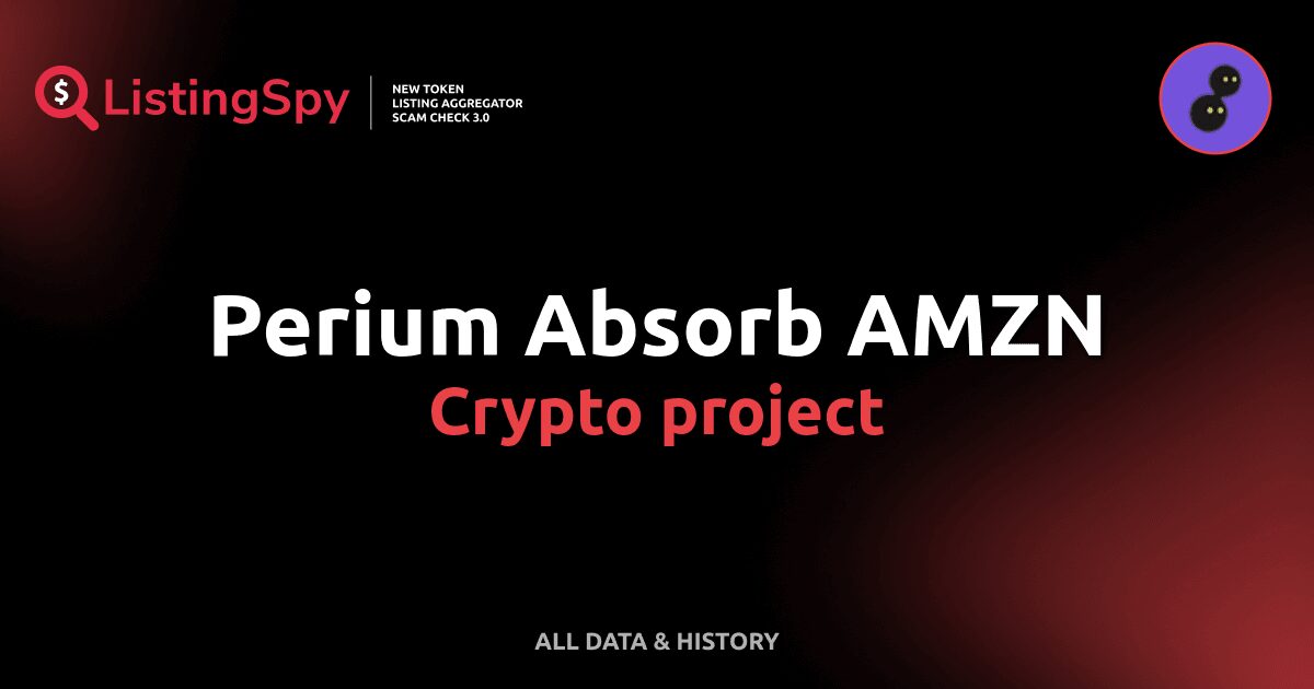 Perium Absorb AMZN crypto project: Perium token listings, events ...