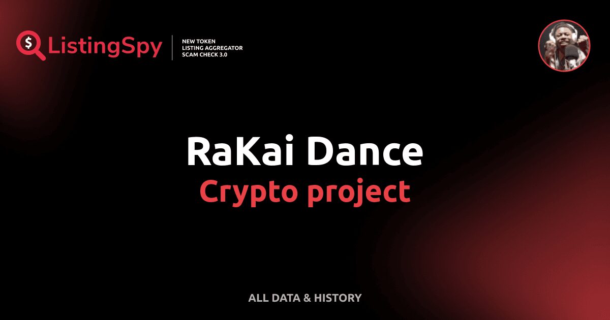 RaKai Dance crypto project: RaKai token listings, events, analysis ...
