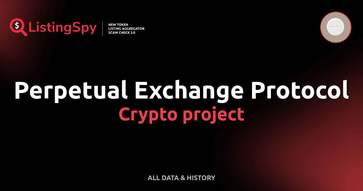 Perpetual Exchange Protocol crypto project: PERC token listings, events ...