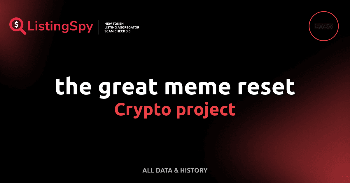 the great meme reset crypto project: 2026 token listings, events ...