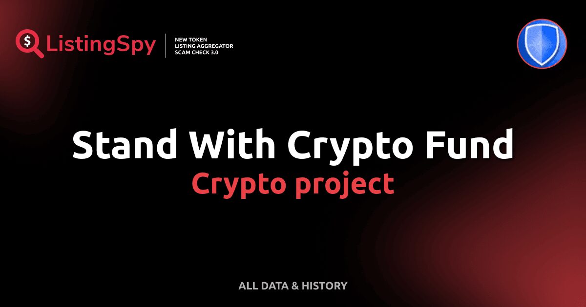 Stand With Crypto Fund crypto project: SWC token listings, events ...