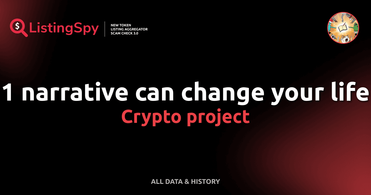1 narrative can change your life crypto project: narrative token ...