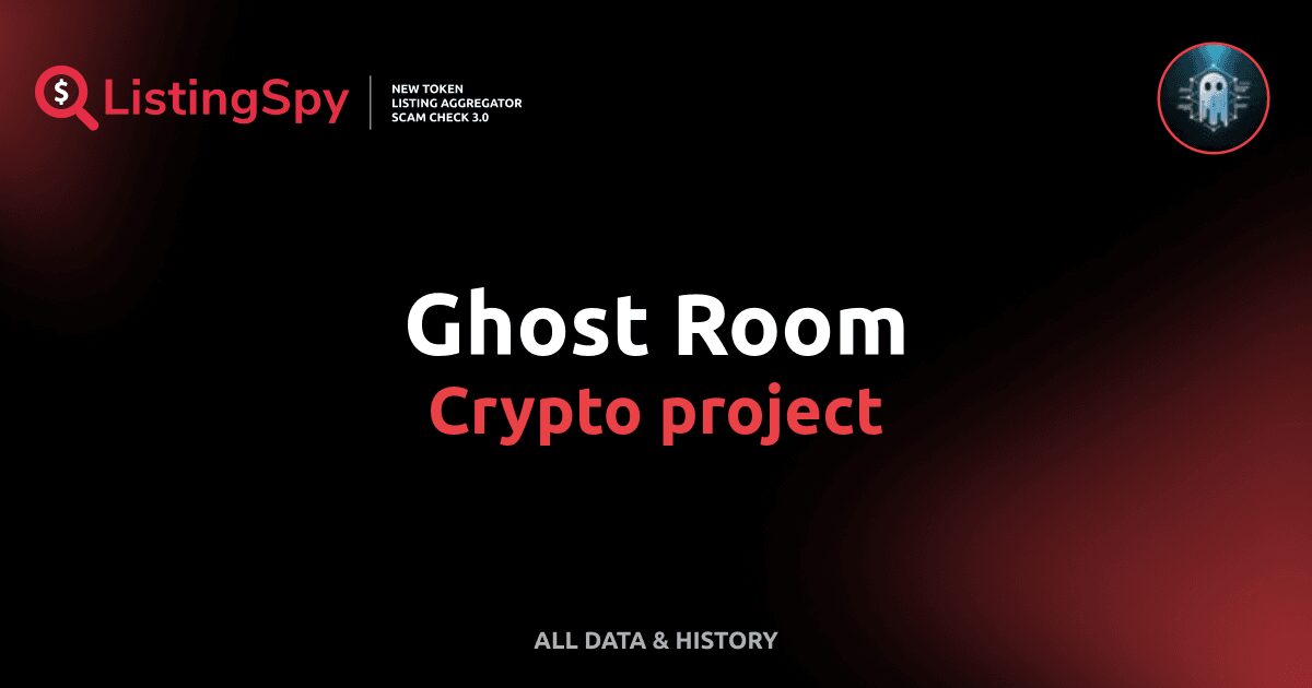 Ghost Room crypto project: GRoom token listings, events, analysis ...