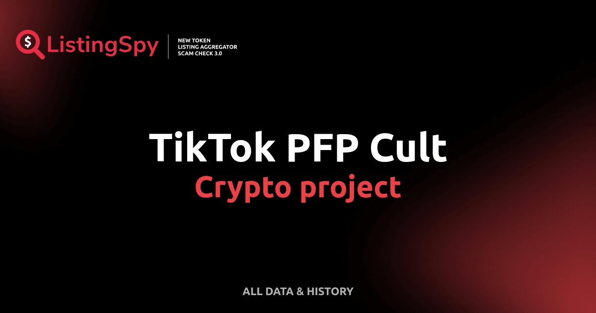 TikTok PFP Cult crypto project: GAMBLERS token listings, events ...