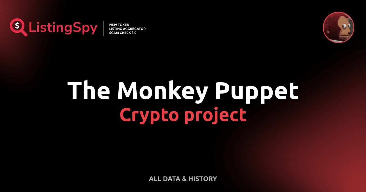 The Monkey Puppet crypto project: PEDRO token listings, events ...