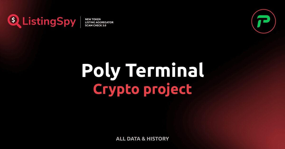Poly Terminal crypto project: POLY token listings, events, analysis ...