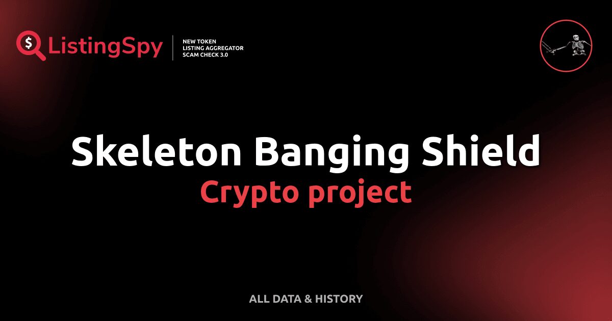 Skeleton Banging Shield crypto project: RAAAAAH token listings, events ...