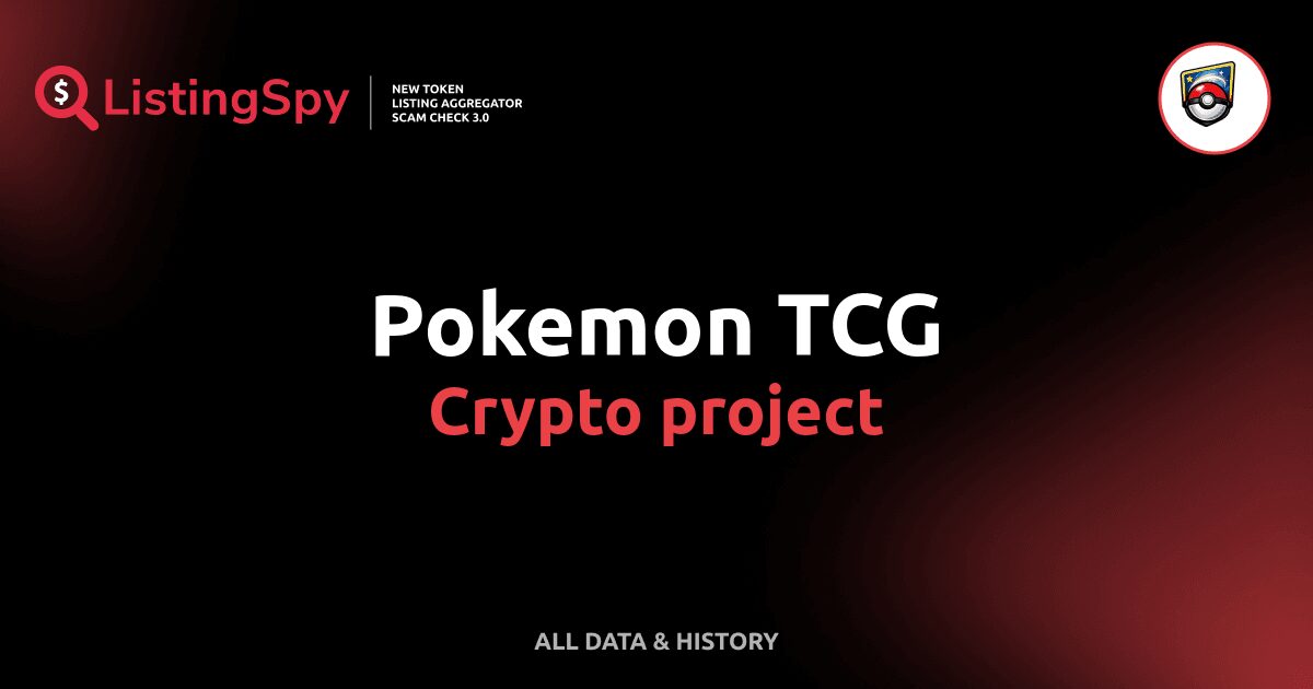 Pokemon TCG crypto project: PokeTCG token listings, events, analysis ...