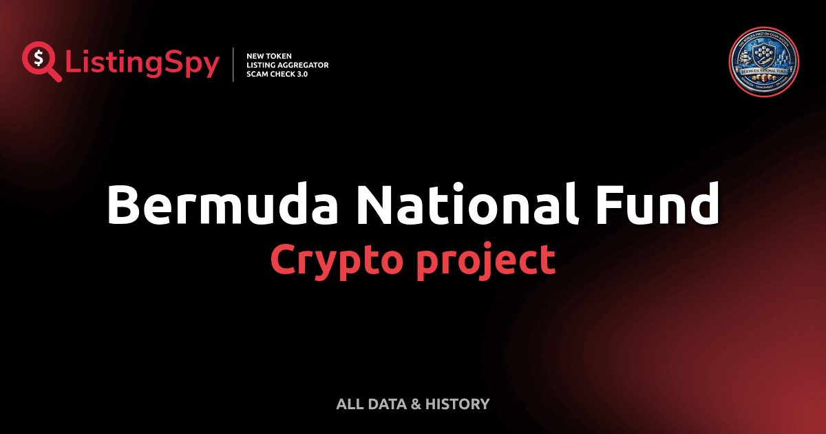 Bermuda National Fund crypto project: BNF token listings, events ...