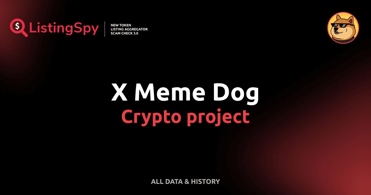 X Meme Dog crypto project: kabosu token listings, events, analysis ...