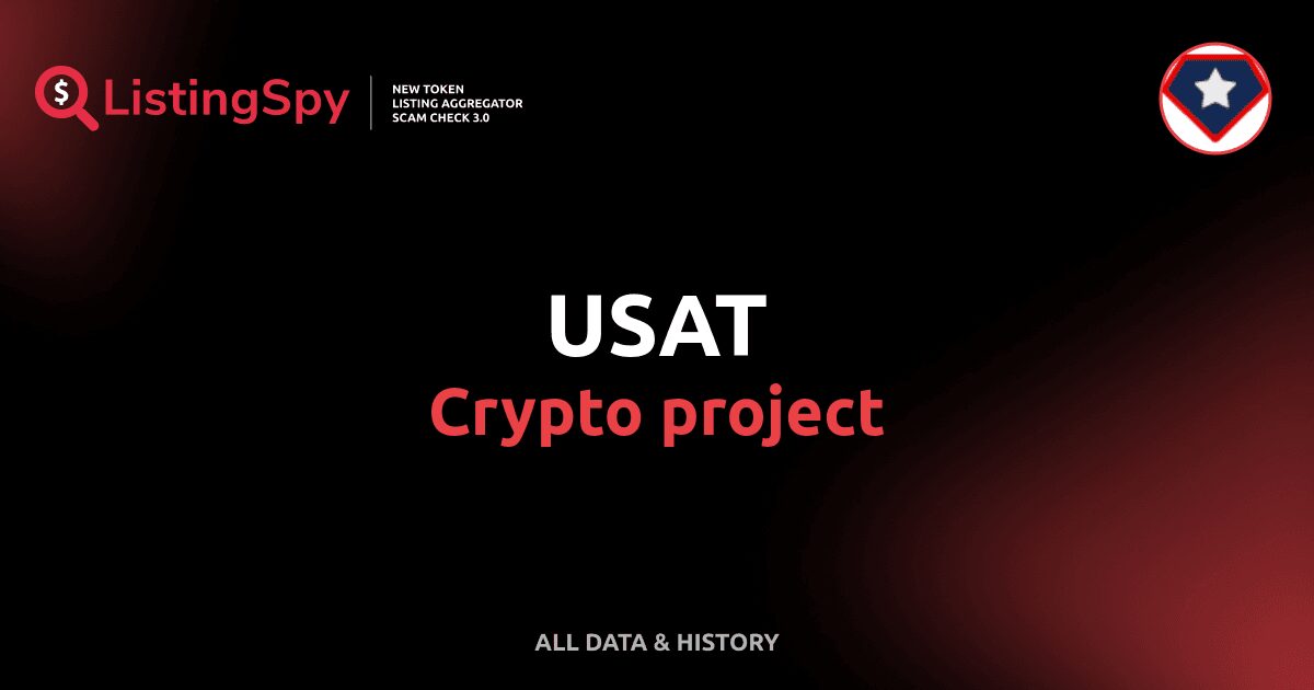 USAT crypto project: USAT token listings, events, analysis | ListingSpy