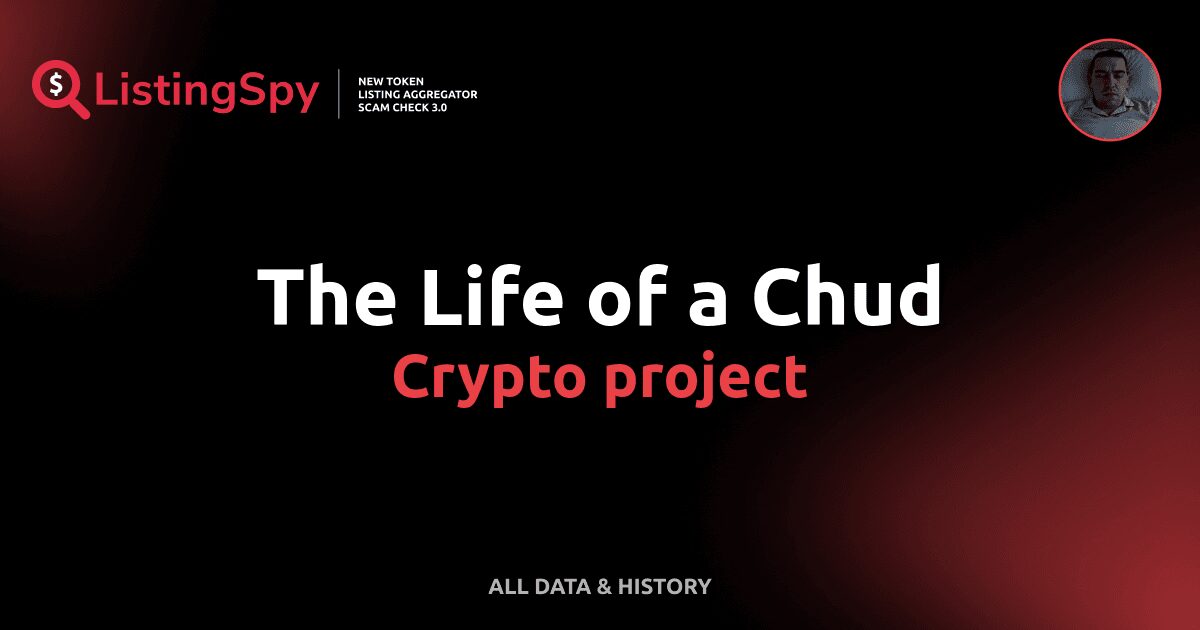 The Life of a Chud crypto project: Chud token listings, events ...